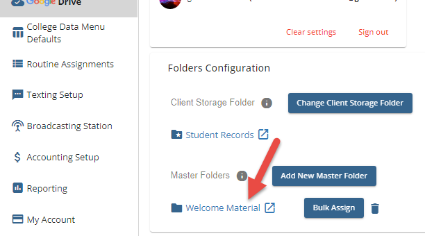 Google Drive - Master Folders: - Part I, Connecting Template Material ...