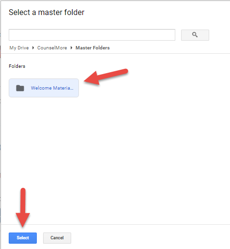 Google Drive - Master Folders: - Part I, Connecting Template Material ...